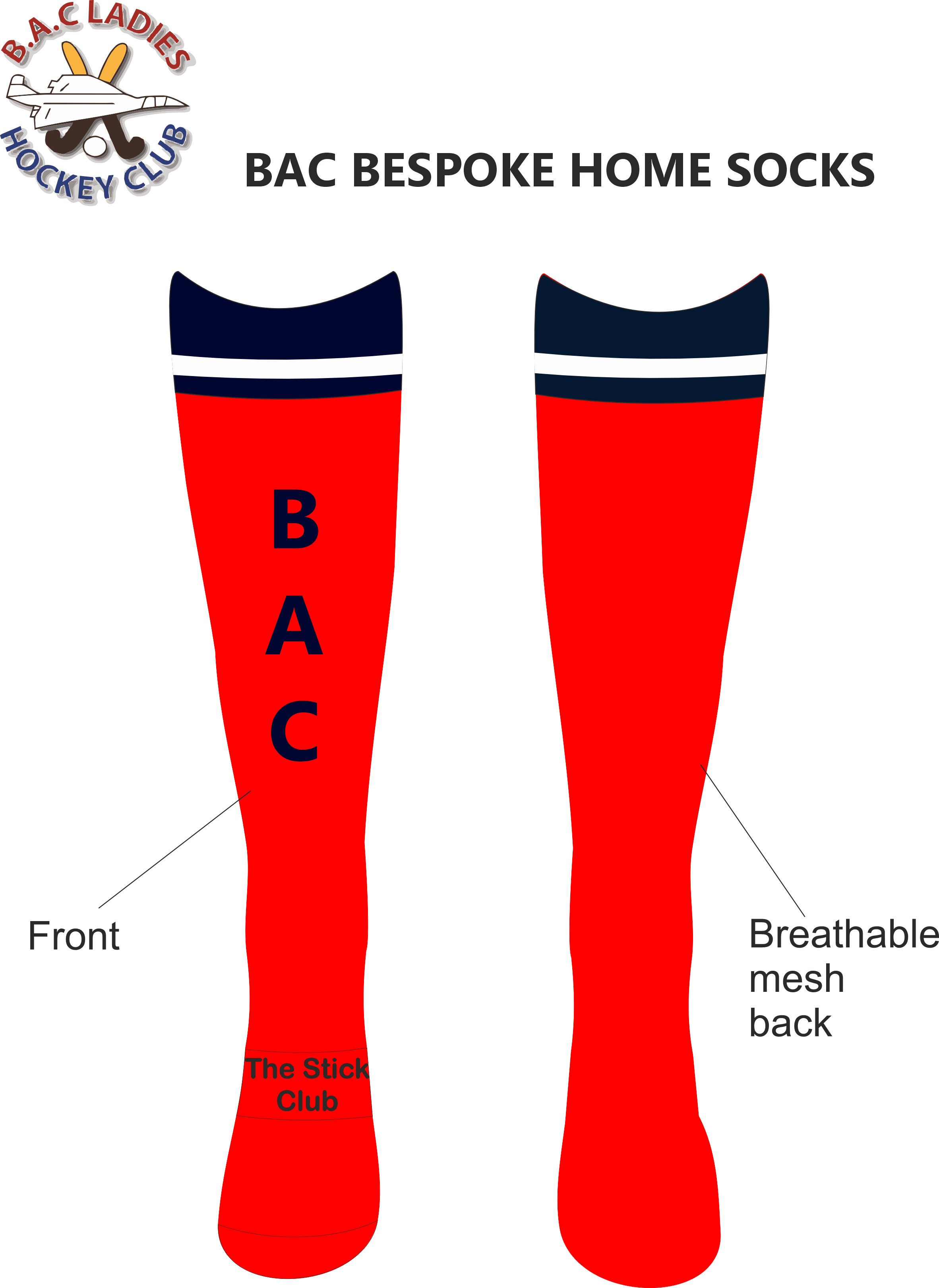 BAC LHC Bespoke Socks - PRE-ORDER – The Stick Club